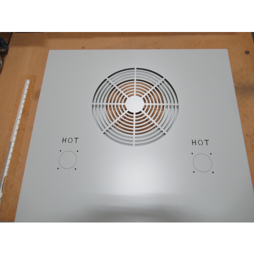 7000061100 REAR MESH PANEL ALUMINUM PLATE - AWS Parts
